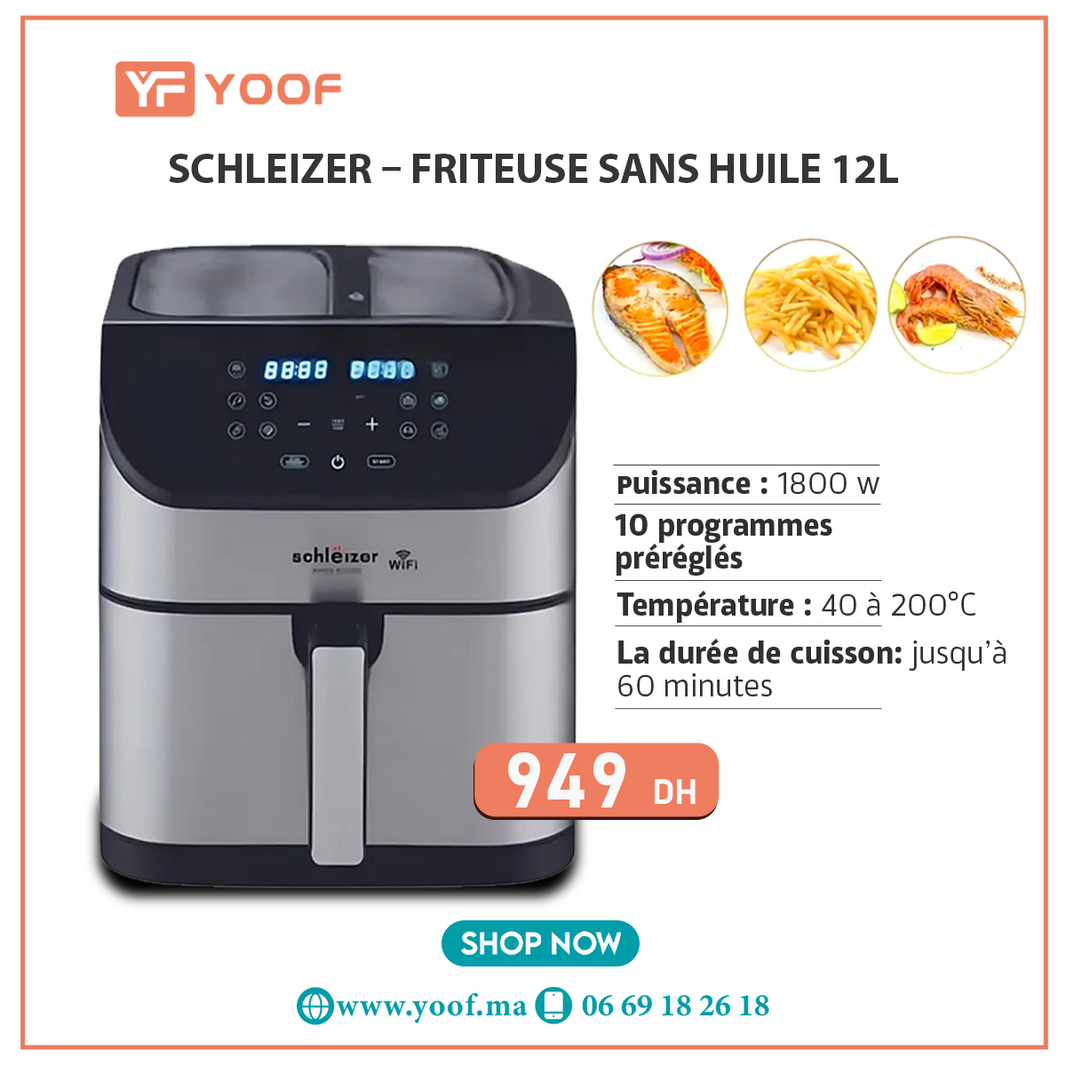 Air Fryer, friteuse sans huile Maroc - Prix Bas - Livraison gratuite – YOOF
